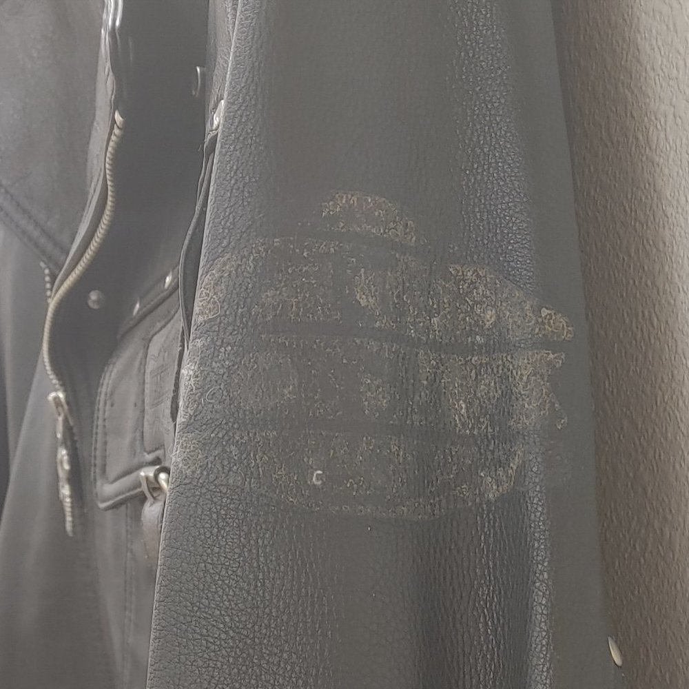 Harley Davidson Men’s Border Hawk Leather Jacket Medi… - Gem